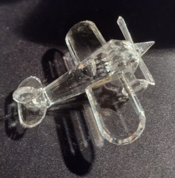 Swarovski Crystal Airplane Art 7473 NR 000 002 | www.opalmaker.com